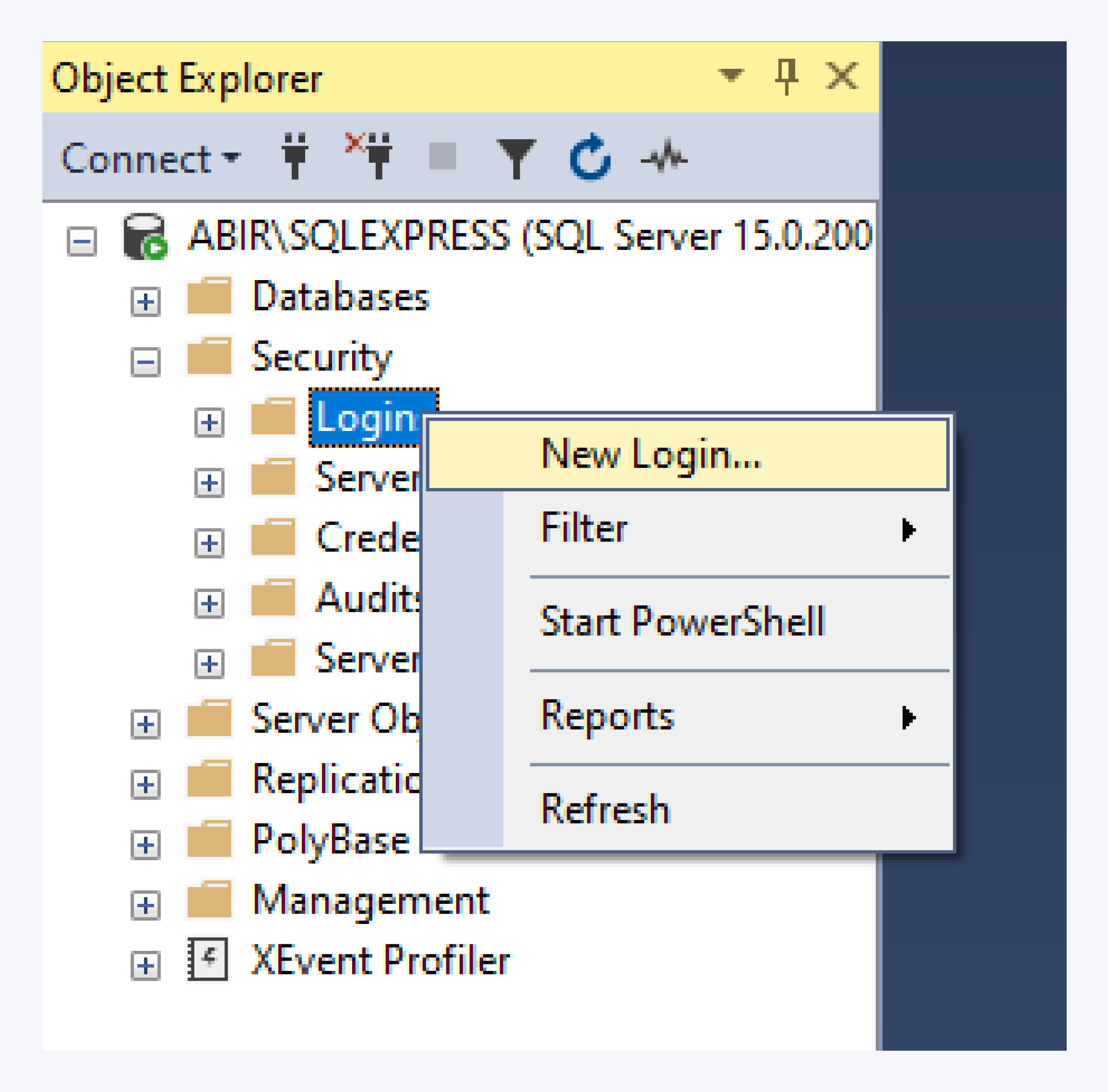 Setup and installation MS SQLServer Express 2019