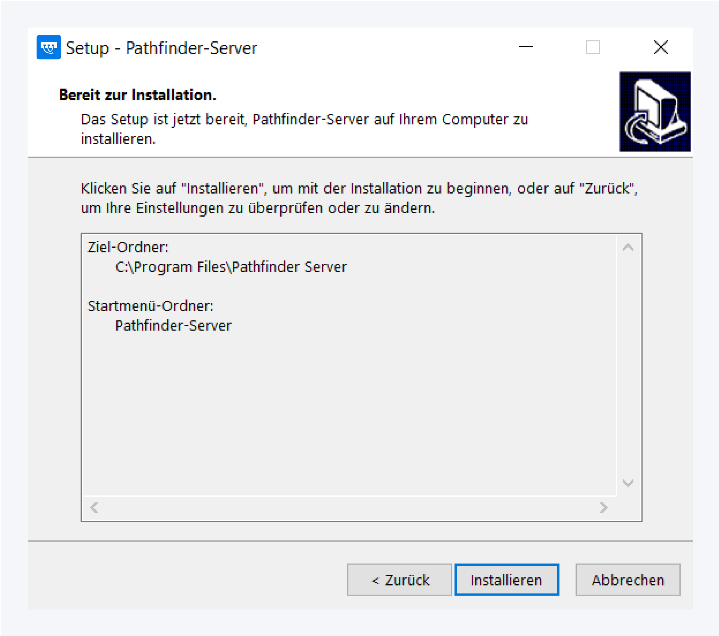 Server Installation: Windows